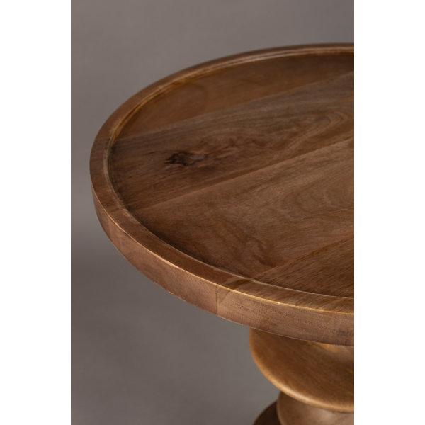 Dutchbone Solid Wood Pedestal End Table | Wayfair